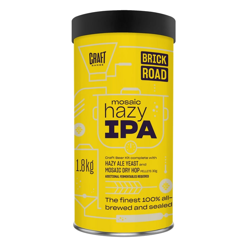 Brick Road Mosaic Hazy IPA 1.8Kg – 3 Ring Circus Brew Shop